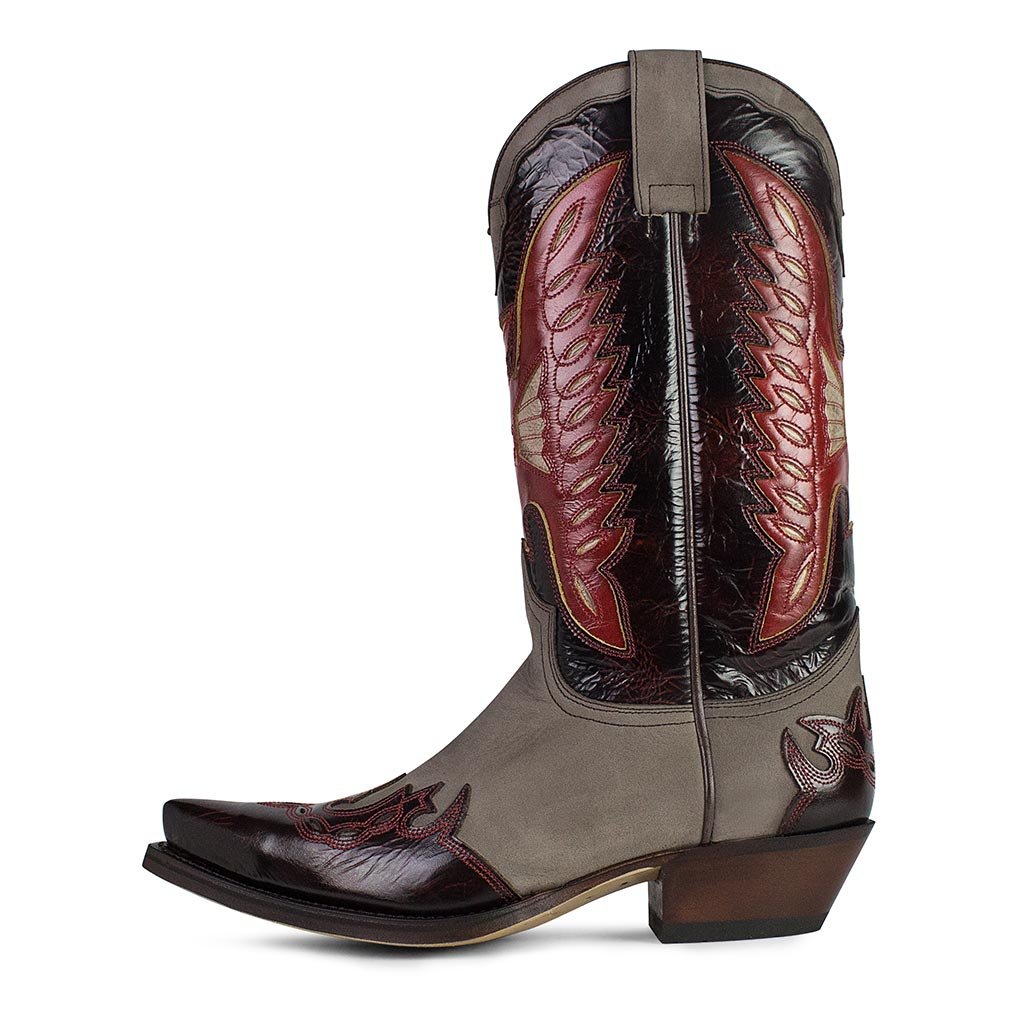 18334 CUERVO NOBUK MOKA HURR.FUCHSIA CEPILLO PLANO – Sendra Boots