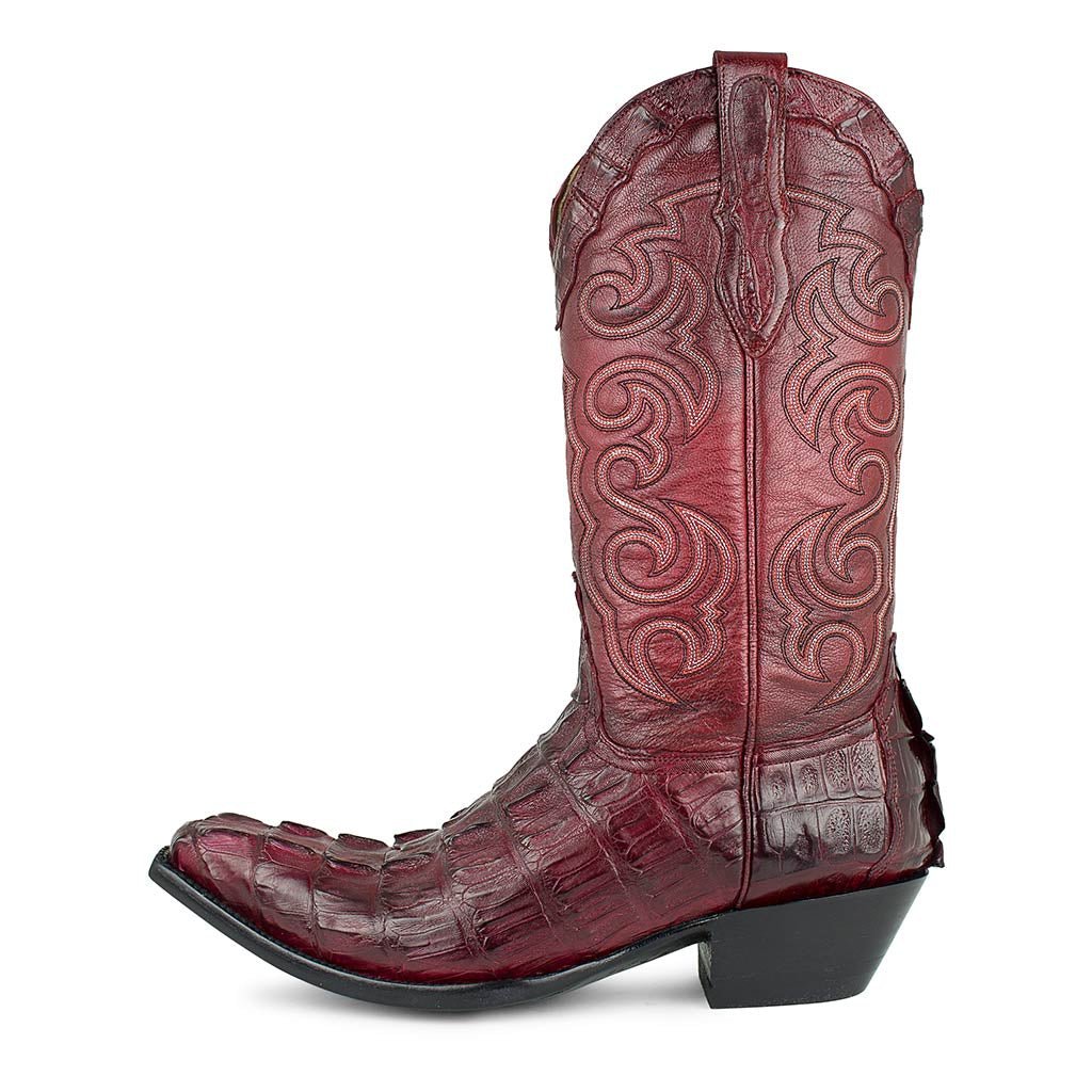 Texas Caiman Tail Rojo – Sendra Boots